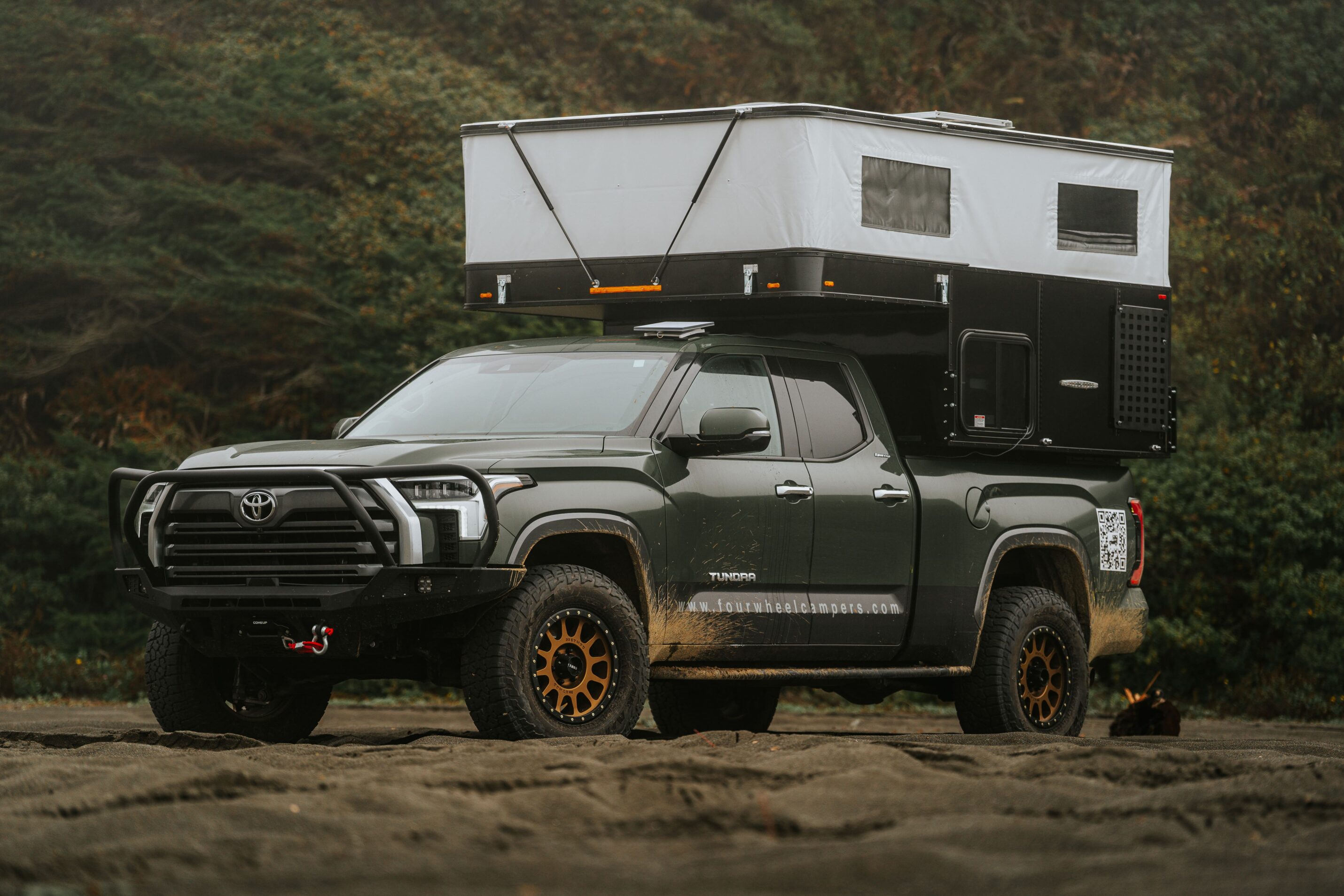 The CampOut Series of Slide-In Pop Up Truck Campers